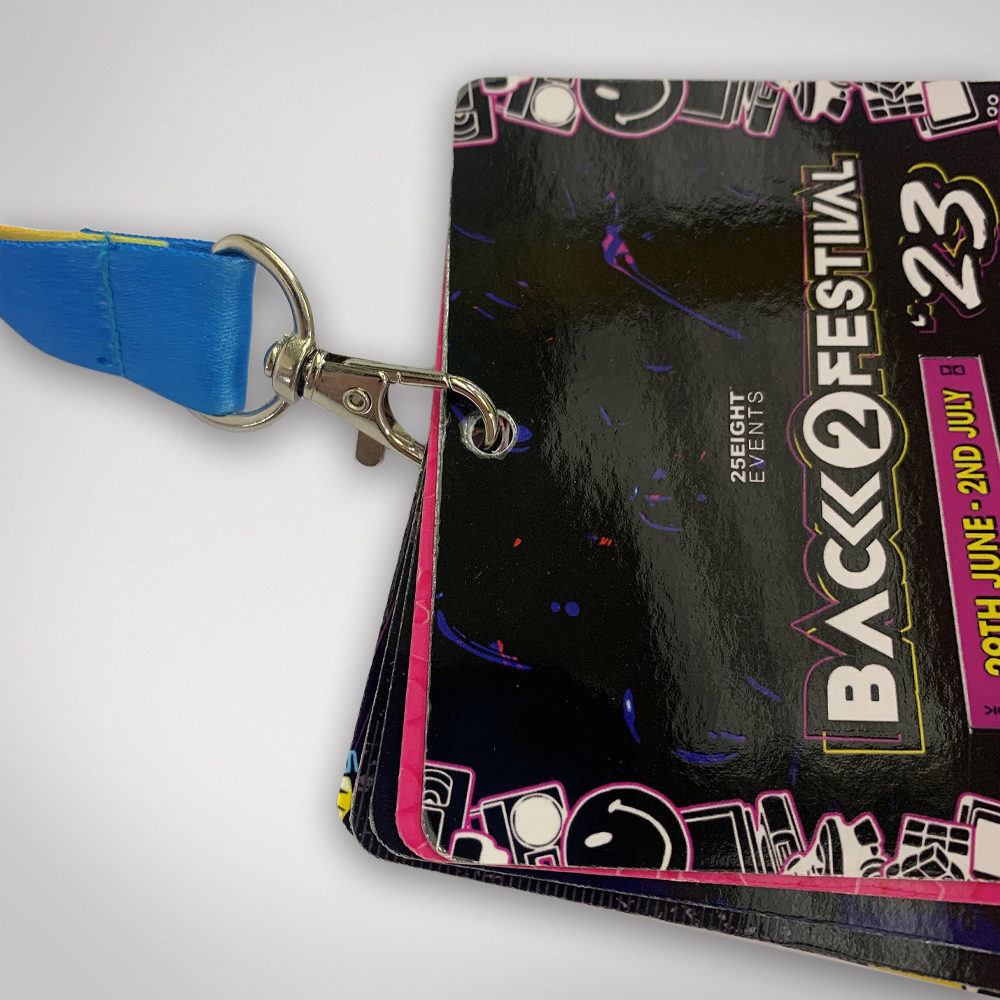 Festival Lanyard Programmes | Festival Passes | Design Service