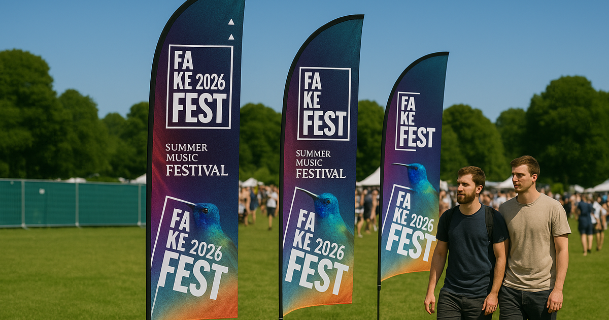 Custom Feather Flags: Stand Out at Any Festival & Outdoor Event