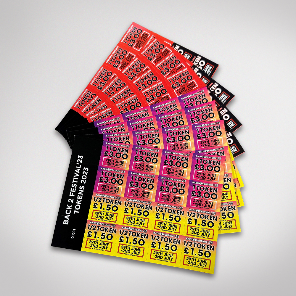 Drink Tokens for Events | Drink Vouchers | 72-Hour Service